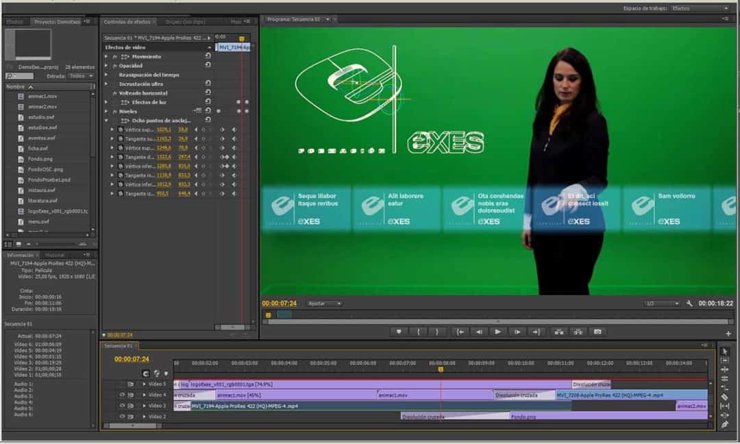 Chroma key en Adobe Premiere Pro: efecto croma pantalla verde o croma ...