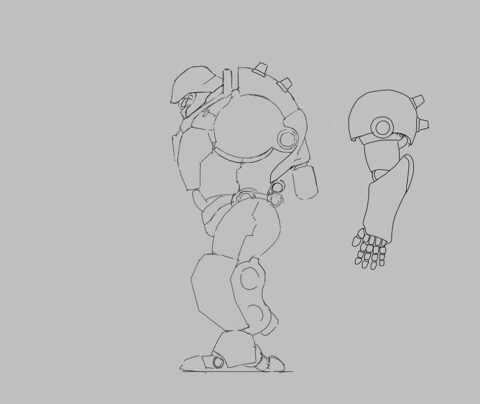 Mech Armor Concept Art | Los Biónicos